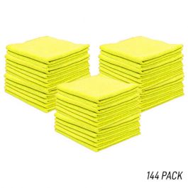 D CON WORKHORSE PROFESSIONELE MICROVEZEL DOEK GEEL 40 X 40 CM 144 PACK