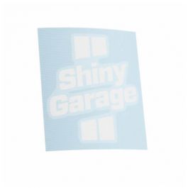 SHINY GARAGE WHITE STICKER