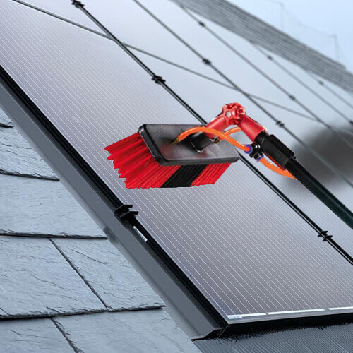 D CON TELESCOPIC EXTENDABLE SOLAR PANEL WASH BRUSH SOFT 1.3M TO 4.6M